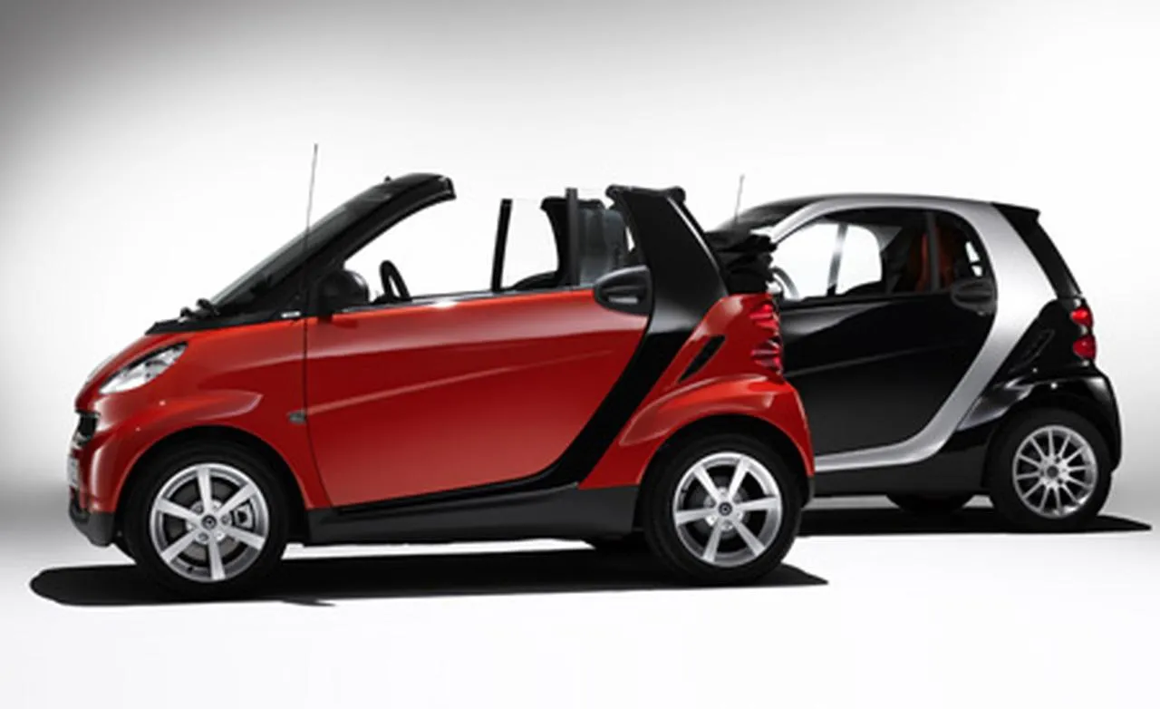 Smart fortwo Cabrio edition red